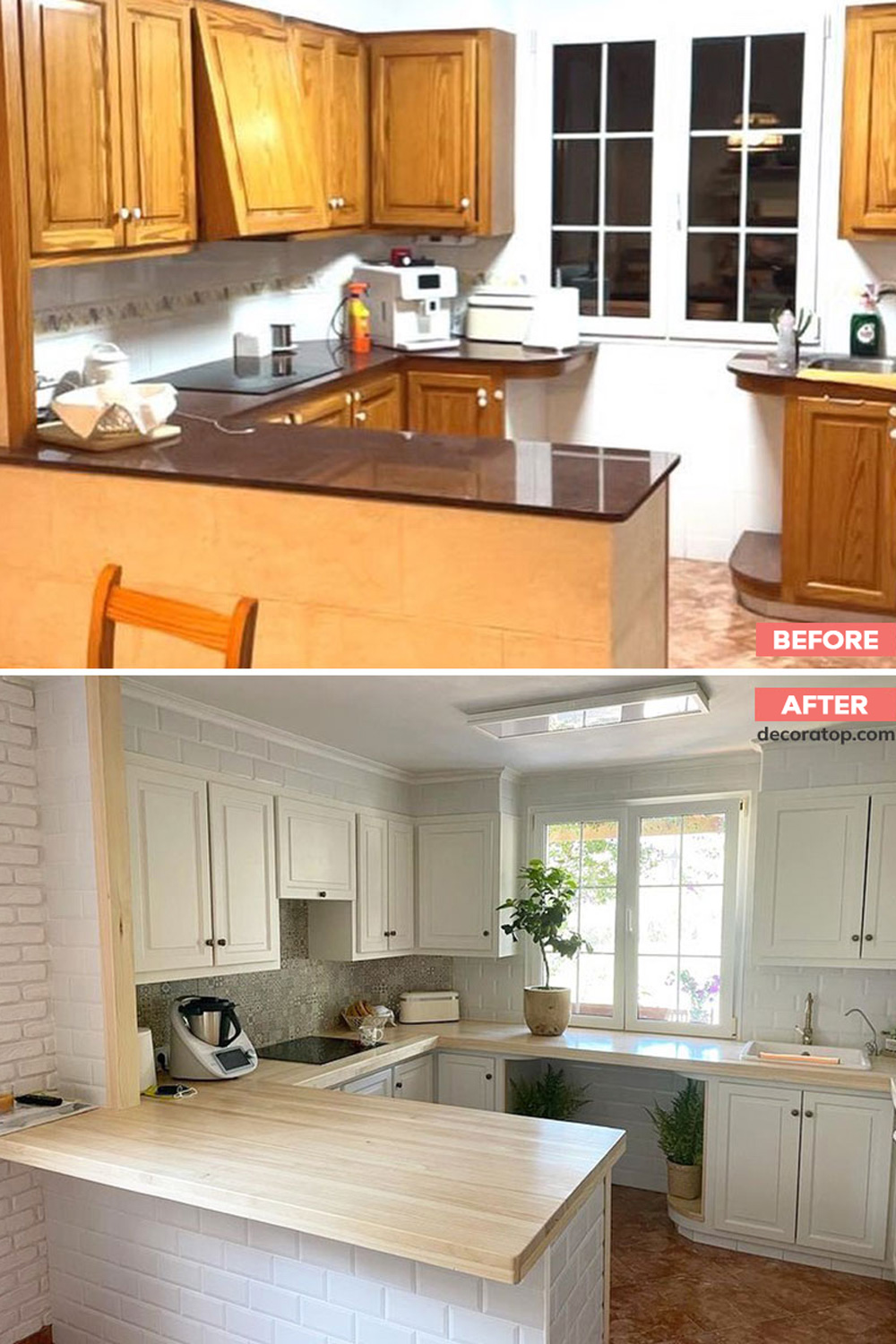 20+ Painted Kitchen Cabinets Before and After: Ideas & Pictures